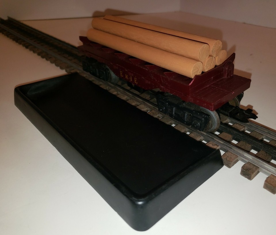 Marx Erie Electric Operating Log Dump Car w/ Tray | eBay