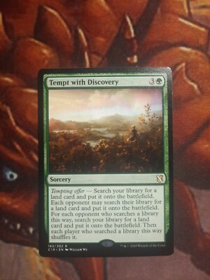 Tempt with Discovery - MTG Commander 2019 Rare - LP | eBay