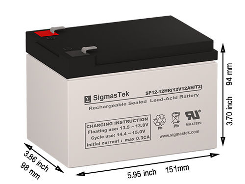 FirstPower FP12100 SLA battery Replacement By SigmasTek | eBay