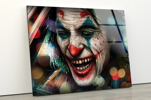 Joker Face Closeup UV Direct Aluminum Print Australian Made Quality ...