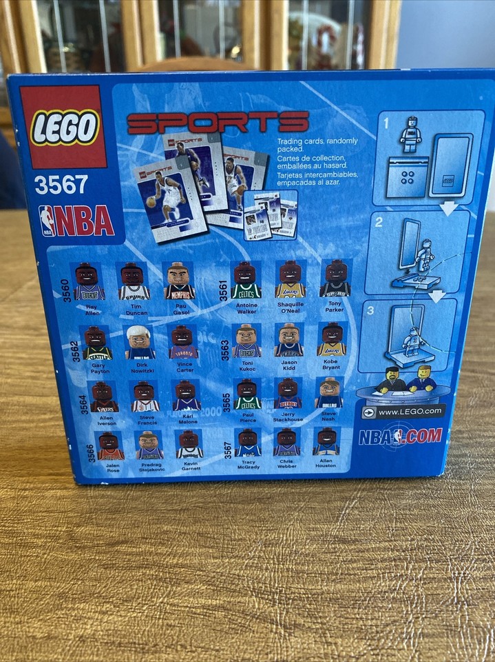 LEGO NBA Collectors 3567 NEW SEALED Tracy McGrady Allan Houston Chris ...