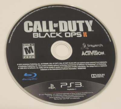 Call of Duty: Black Ops II 2 (Sony PlayStation 3, PS3) Disc Only ...