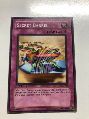 USA Seller Yugioh Secret Barrel - MFC-046 - Common - 1st Edition LP | eBay