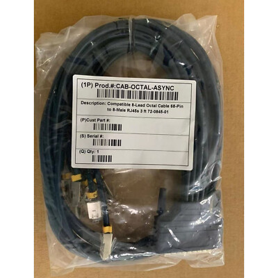 1PC New For Cisco CAB-OCTAL-ASYNC Octopus Line 2509 2511 NM-16A 32A 1M ...
