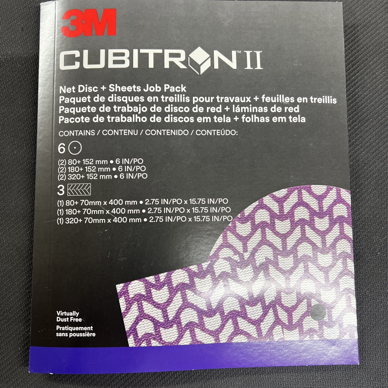 3M Cubitron II Net Disc + Sheets Job Pack - 6 Discs And 3 Sheets | eBay