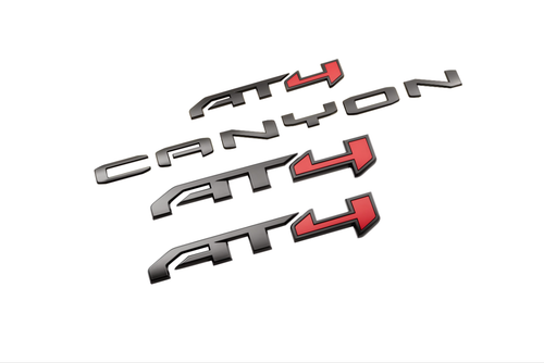 2023-2026 GMC Canyon AT4X Emblems in Black GM OEM NEW 86557053 | eBay