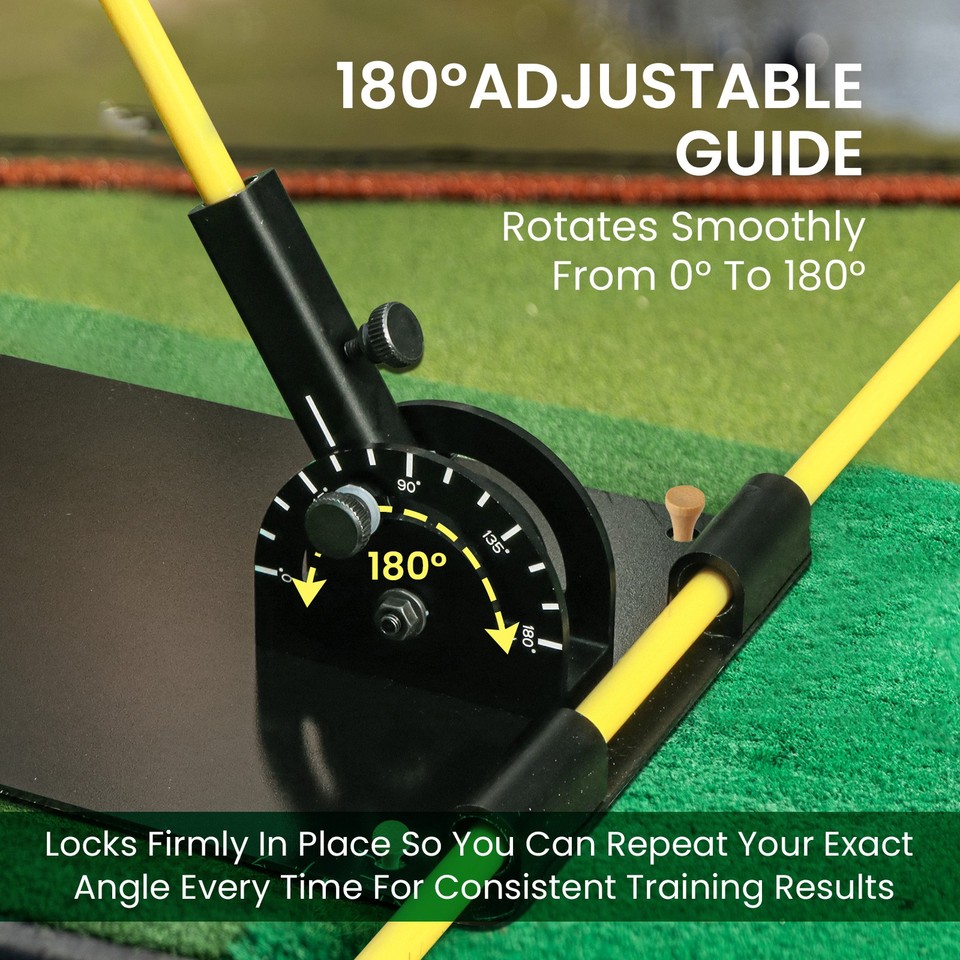 Golf Alignment Sticks and Angle Holder,Golf Training Practice Teaching ...