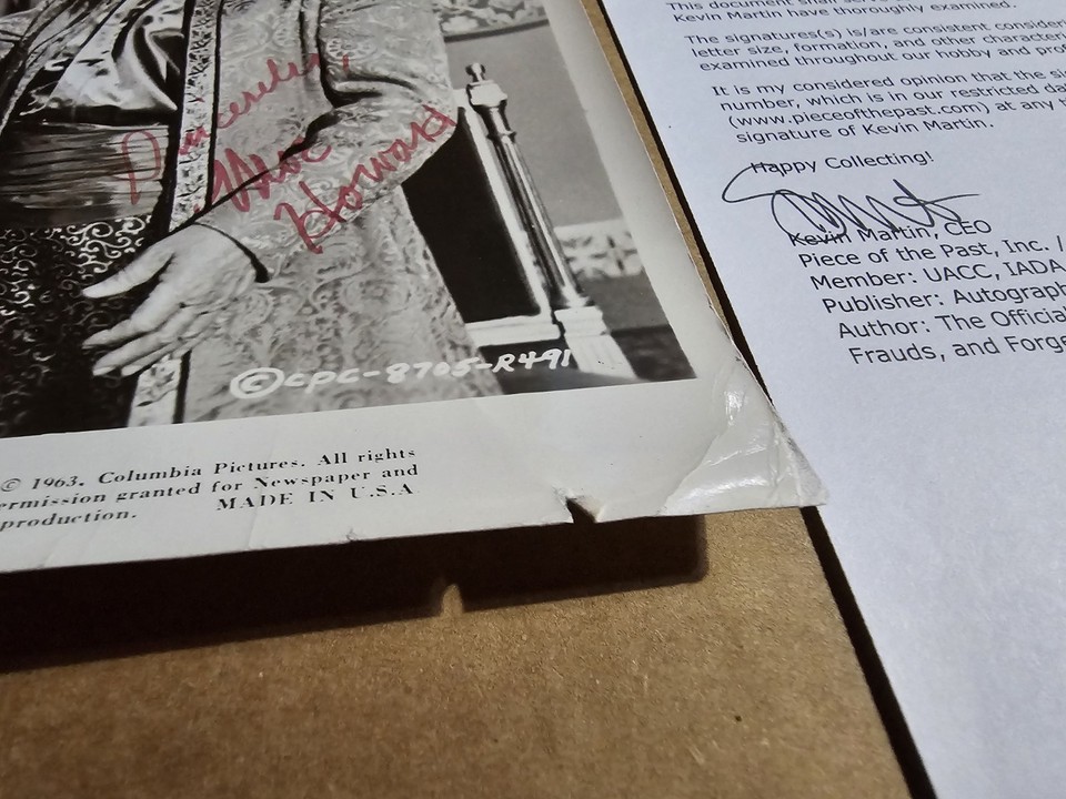 Three Stooges Moe Howard Signed Autographed 8x10 With COA | eBay