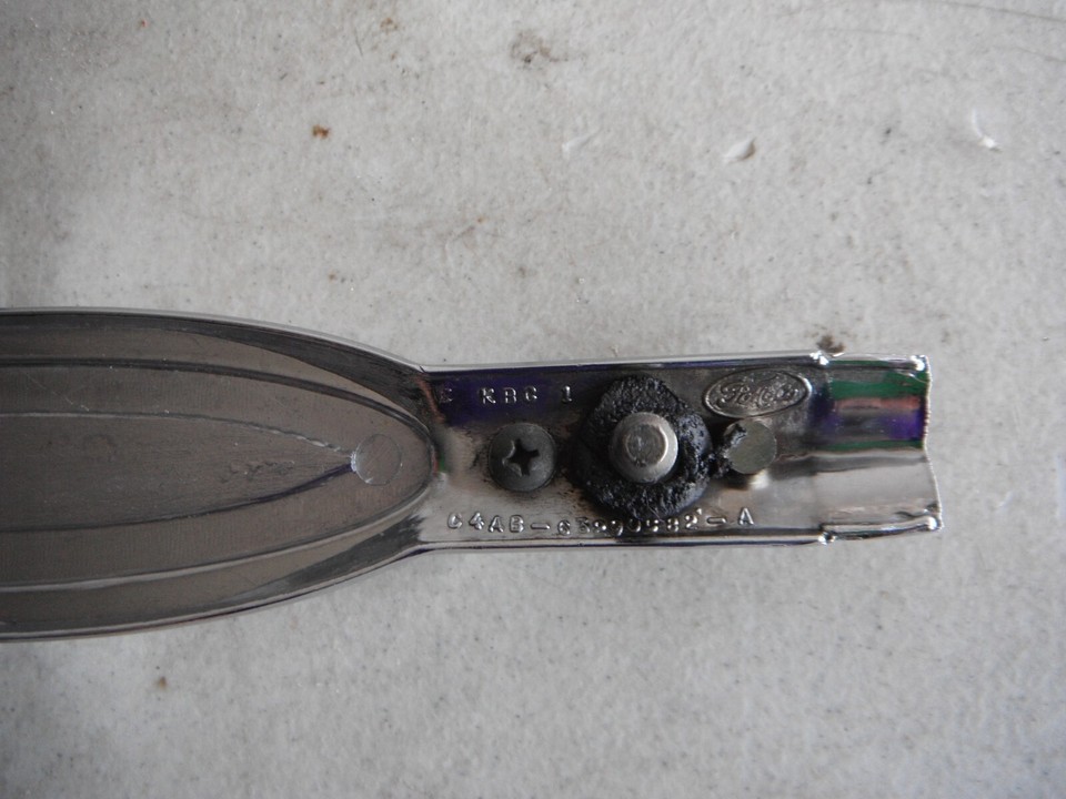 1964 NOS FORD GALAXIE 500 XL QUARTER PANEL EMBLEM MOLDING ORNAMENT ...