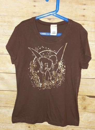 Disney Vintage "Tink" Tinkerbell Gold Foil Print Grap… - Gem