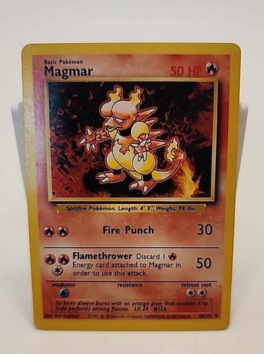 Magmar Base Set Pokemon TCG 36/102 Regular 1st Edition Uncommon | eBay