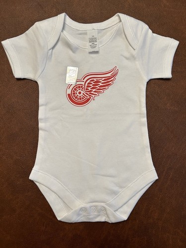 Detroit Red Wings NHL Official Licensed Infant 3-6m Snap Crotch New W/O ...