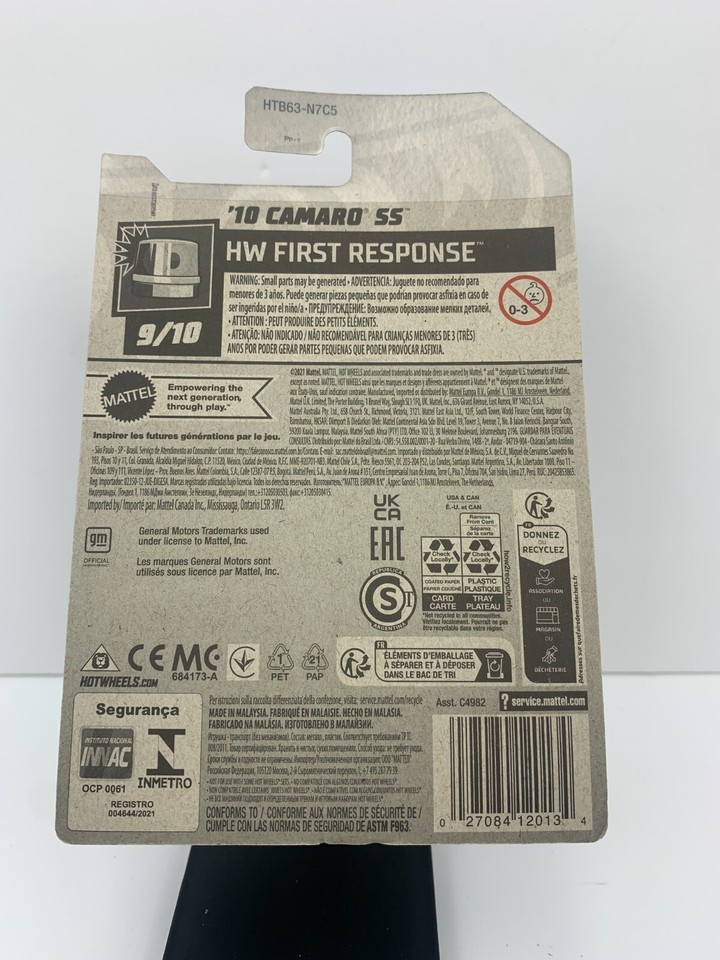 Hot Wheels 2024 Mainline D Case HW First Response '10 Camaro SS 86/250 ...