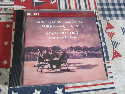 BEAUX ARTS TRIO LAWRENCE DUTTON SAINT-SAENS PIANO TRIO NO.1 FAURE PIANO ...