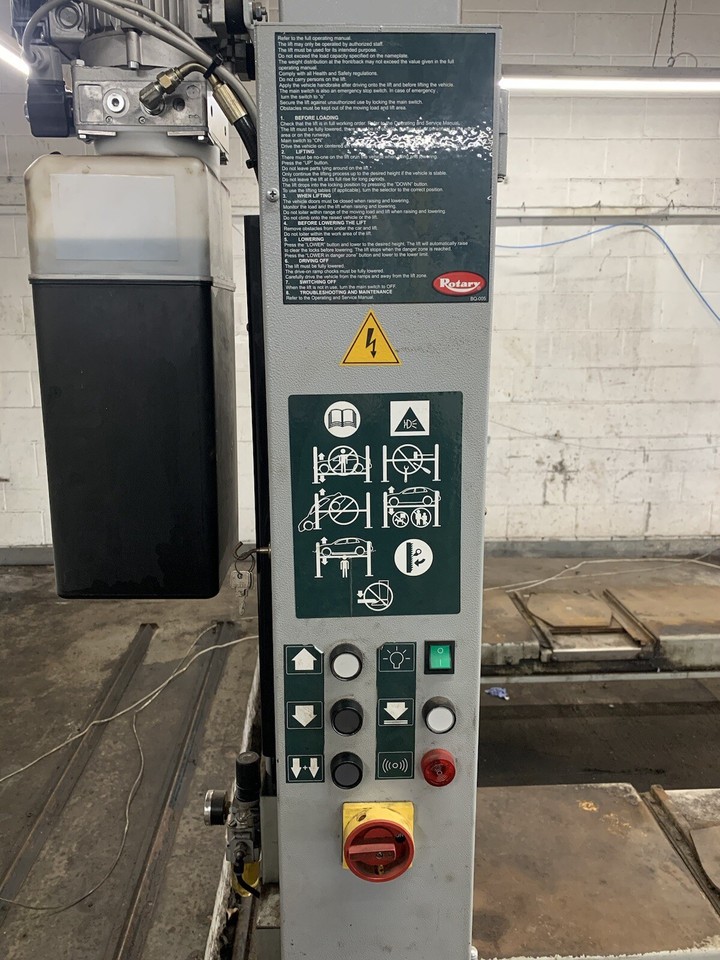 Rotary 4 Post Vehicle Lift Ramp | eBay