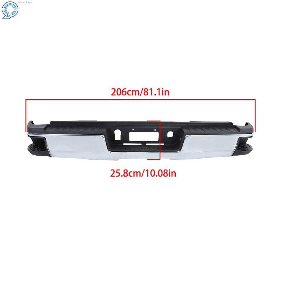 For Sierra Silverado 2500HD 3500HD 2015-2019 Rear Bumper Assembly ...