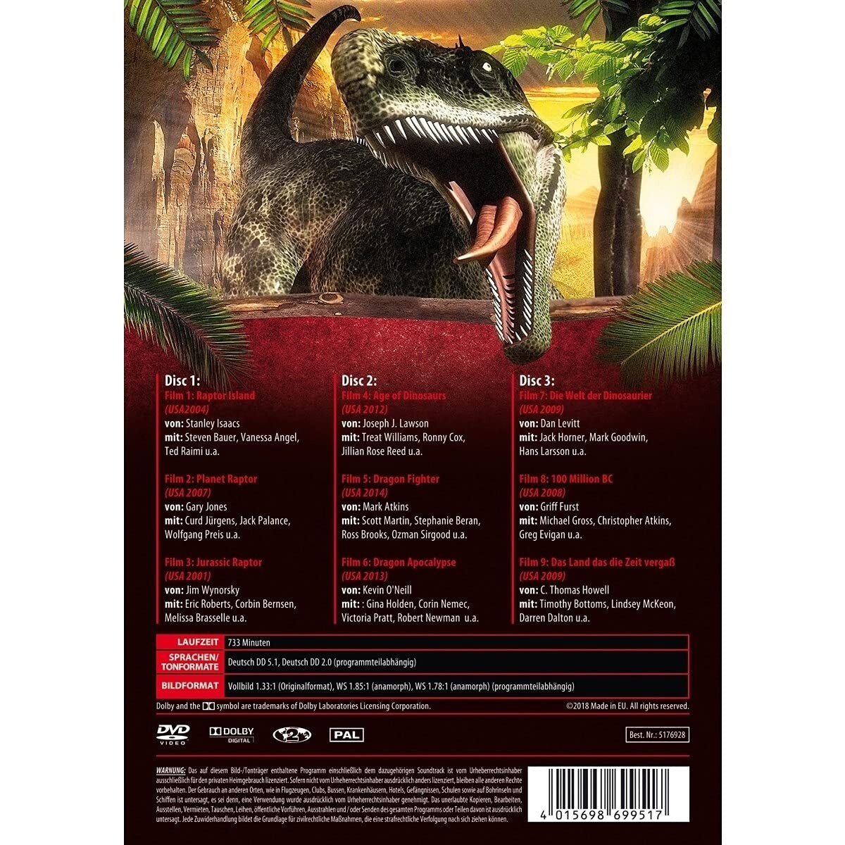 Raptor Rex. Könige der Raubtiere, 3-DVD, 2019, Fantasy, Science Fiction ...