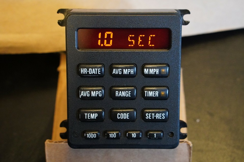 NEW LCD Screen Replacement for BMW E30 / E28 / E24 13 Button OBC Clock ...