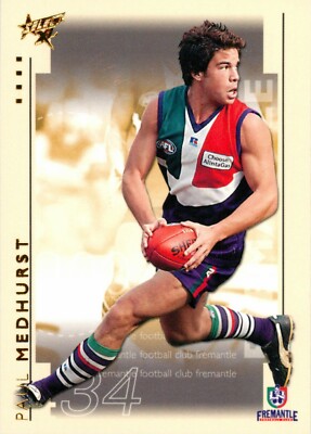 2003 FREMANTLE DOCKERS AFL Card PAUL MEDHURST Select XL | eBay Australia