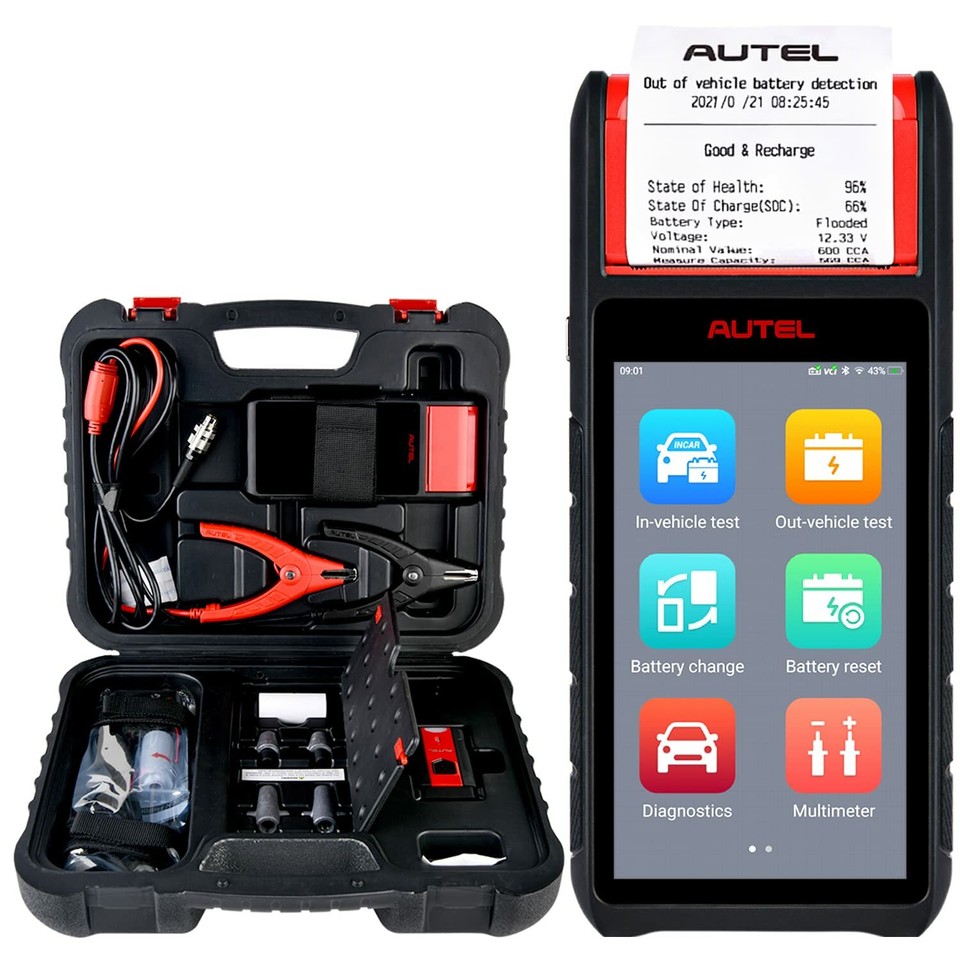 2025 Autel Battery Tester MaxiBAS BT608 OBD2 All System Diagnostic ...