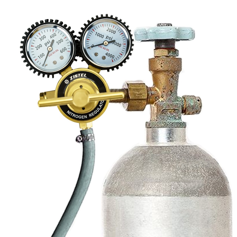 Nitrogen Tank Regulator for Hvac Purge w/ 0-600 PSI Delivery Pressure ...