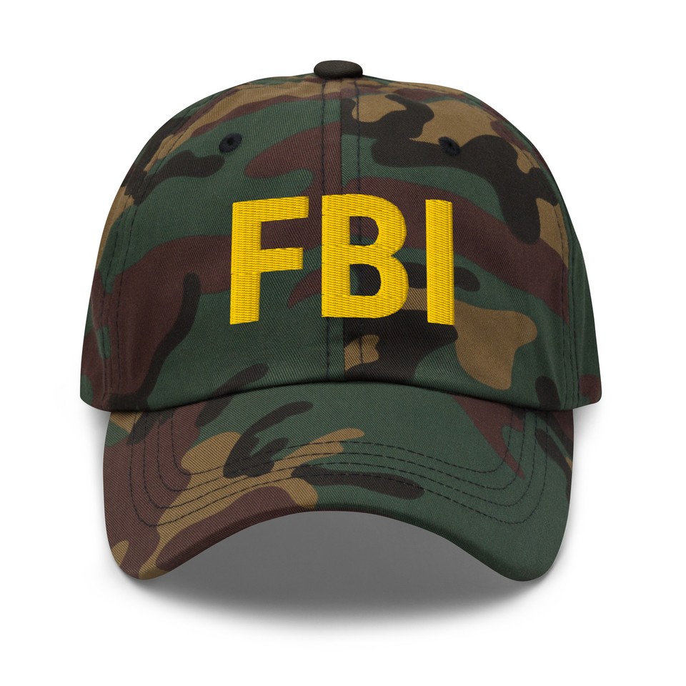 FBI Hat Embroidered FBI cap, FBI Law Enforcement hat, FBI baseball cap ...
