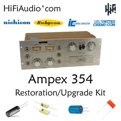 Ampex 354 restoration kit upgrade recap capacitor rebuild capacitor | eBay