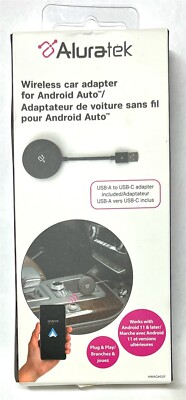 Aluratek - Wireless car adapter for Android Auto - Black | eBay