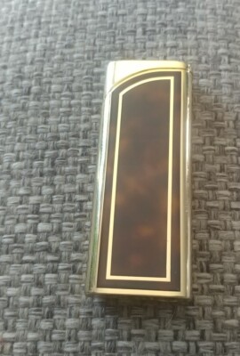 Calibri Gold And Tortoise Brown Enamel Butane Lighter | eBay