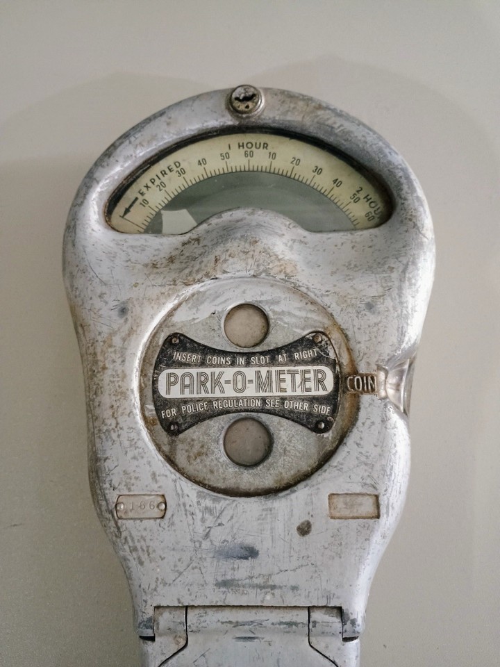 Vintage 1950s Parking Meter Park-O-Meter No Key Nickels & Pennies | eBay