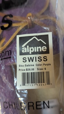 Alpine Swiss Sabine Womens Suede Shearling Moccasin Slippers Slip On ...