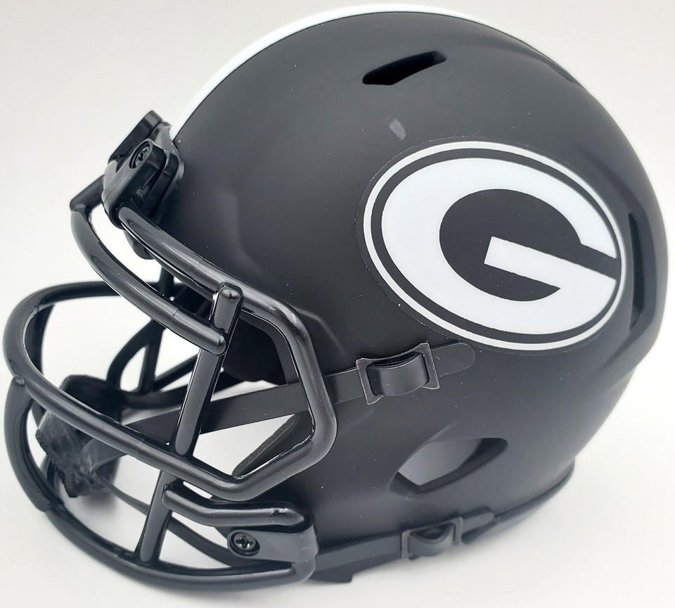 Herschel Walker Signed Georgia Bulldogs Eclipse Black Speed Mini Helmet ...