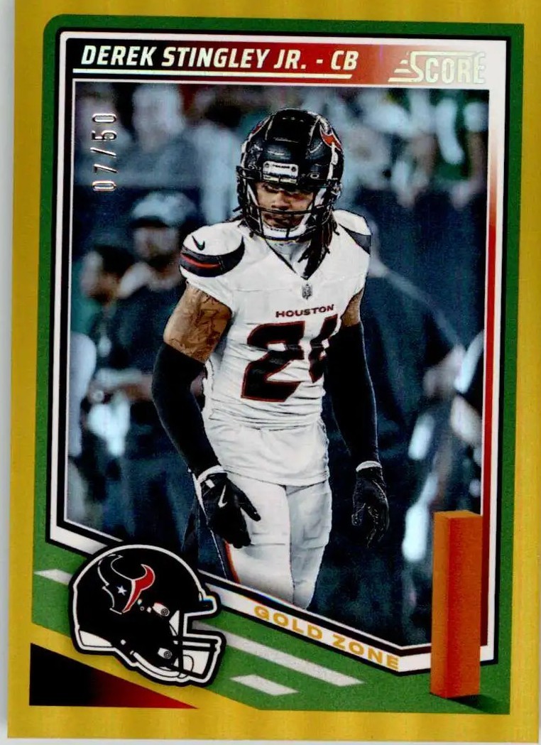 2025 Score - Derek Stingley Jr. #194 Gold Zone /50 for sale online | eBay