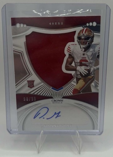 DANNY GRAY 2022 Panini Crown Royale Silhouettes Patch AUTO / AUTOGRAPH ...