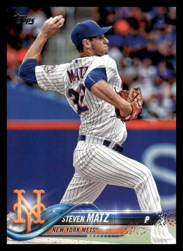 2018 Topps Steven Matz #221 New York Mets Baseball Card | eBay