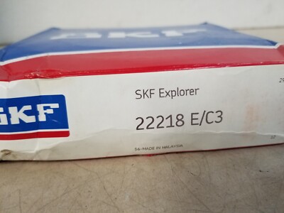 SKF 22218 E/C3 Spherical Roller Bearing 90mmx160mmx40mm | eBay