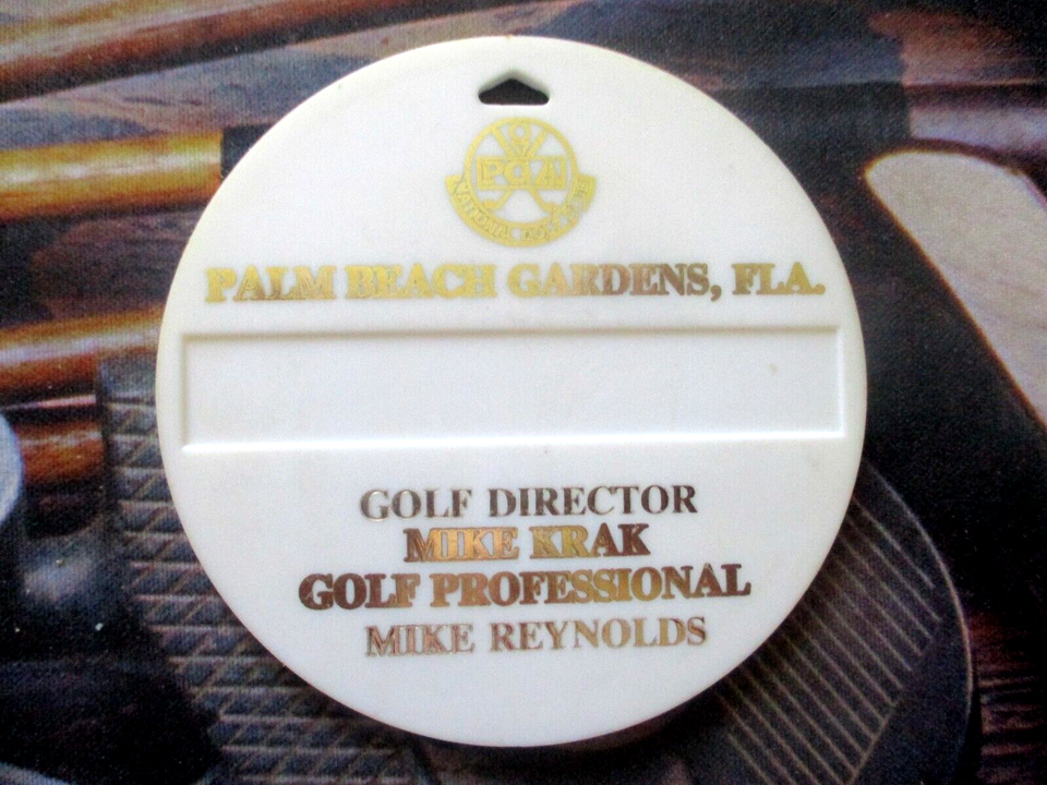 vtg - PGA Golf Bag Tag - PGA NATIONAL GOLF CLUB gc - Palm Beach Gardens ...