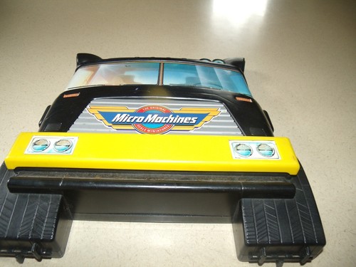 Micro Machines Black Semi Storage Carrying Case Empty Galoob 1988 | eBay