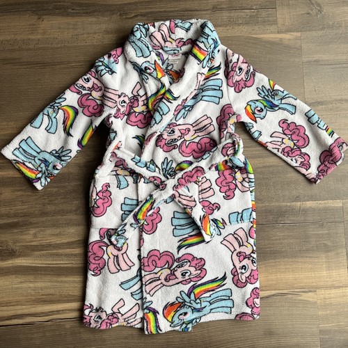 My Little Pony Girl’s Bathrobe Fleece My Little Pony Print Small | eBay