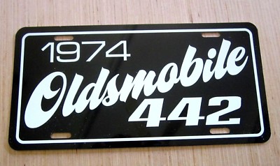 1974 Oldsmobile 442 license plate car tag 74 Olds Muscle Car 4 4 2 ...