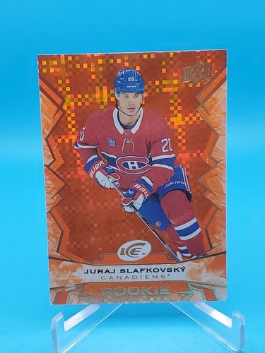 Juraj Slafkovsky 2022-23 Upper Deck Ice #143 Orange Rookie - Montreal ...