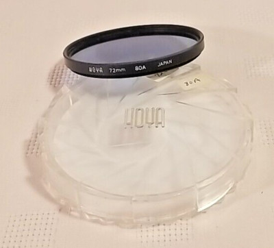 Hoya 72mm 80A (Blue Color) Lens Filter in Case - Preowned | eBay