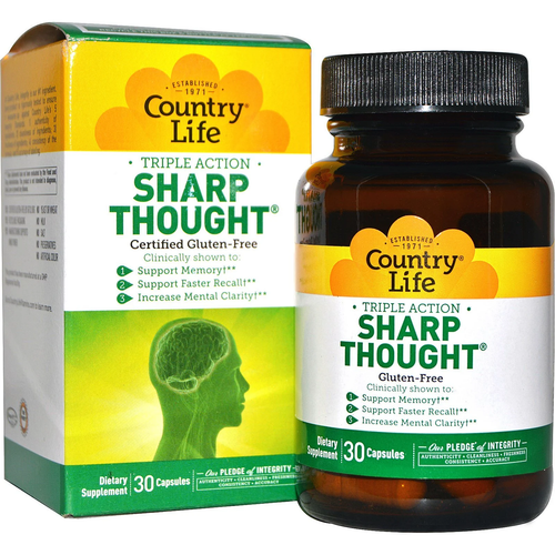 Country Life, Triple Action Sharp Thought, 30 Capsules | eBay Australia