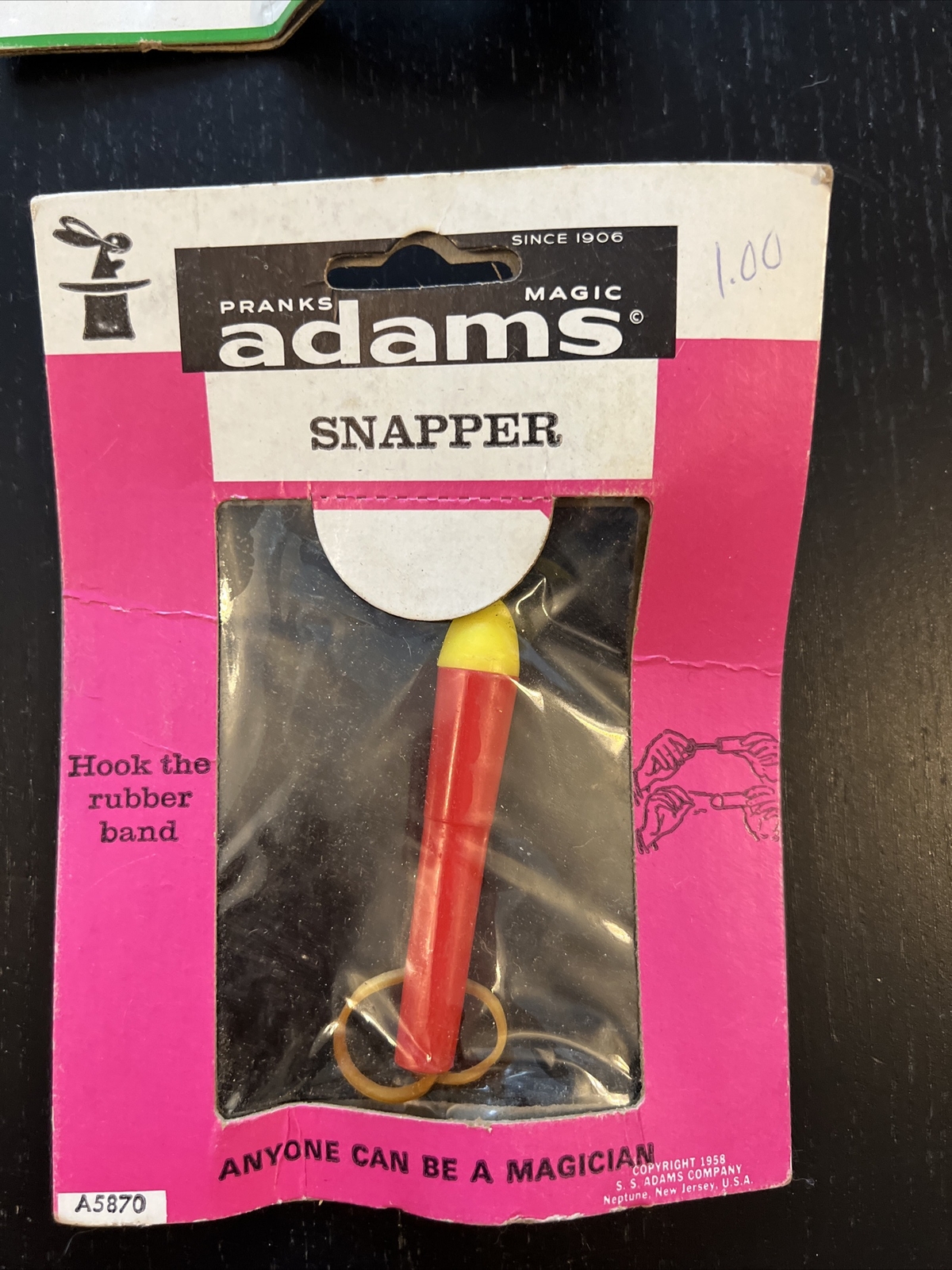 3x Vintage Adams Prank Magic Puzzles Snapper Kits NEW SEALED + Book Lot ...