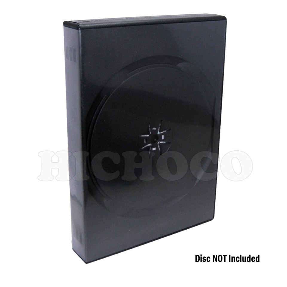 One Multi 10 Disc CD DVD Black Case with Outter Sleeve Movie Game Box ...