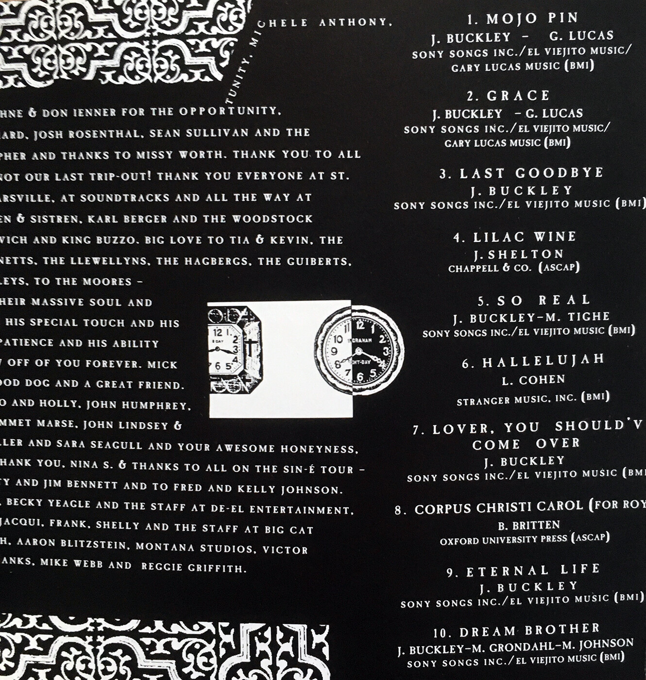 JEFF BUCKLEY / GRACE 1994 CD très bon état | eBay