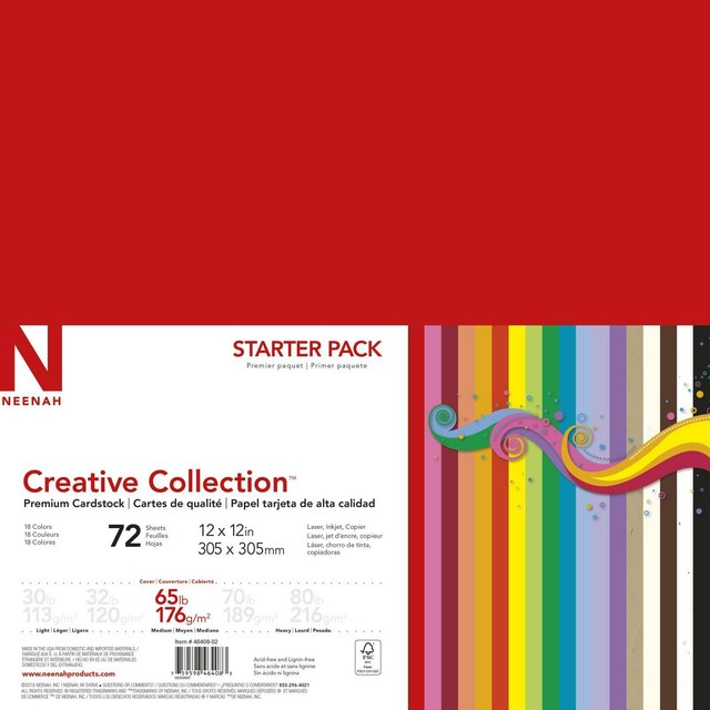 Neenah Creative Collection Classics Specialty Cardstock Starter Kit ...