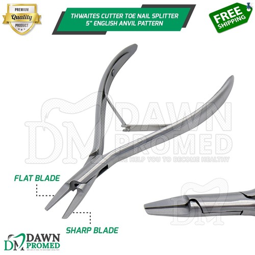 Thwaite Cutter Toe Nail Splitter 5" English Anvil Pattern Podiatry Inst ...