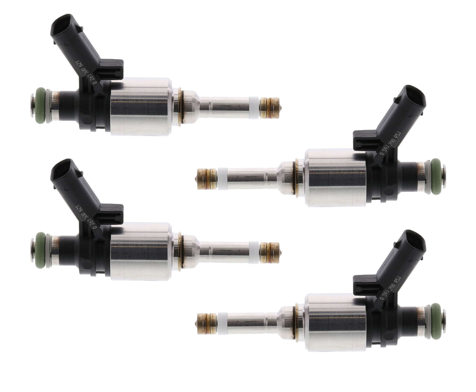 Bosch New High-pressure GDI Set of 4 Fuel Injectors For Audi Volkswagen ...