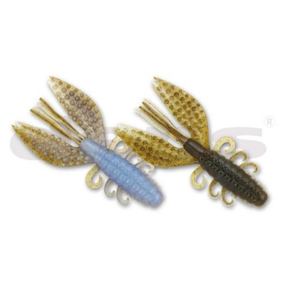 Deps Worm Spiny Craw 4inch #153 Green Pumpkin/Blue Glimmer | eBay